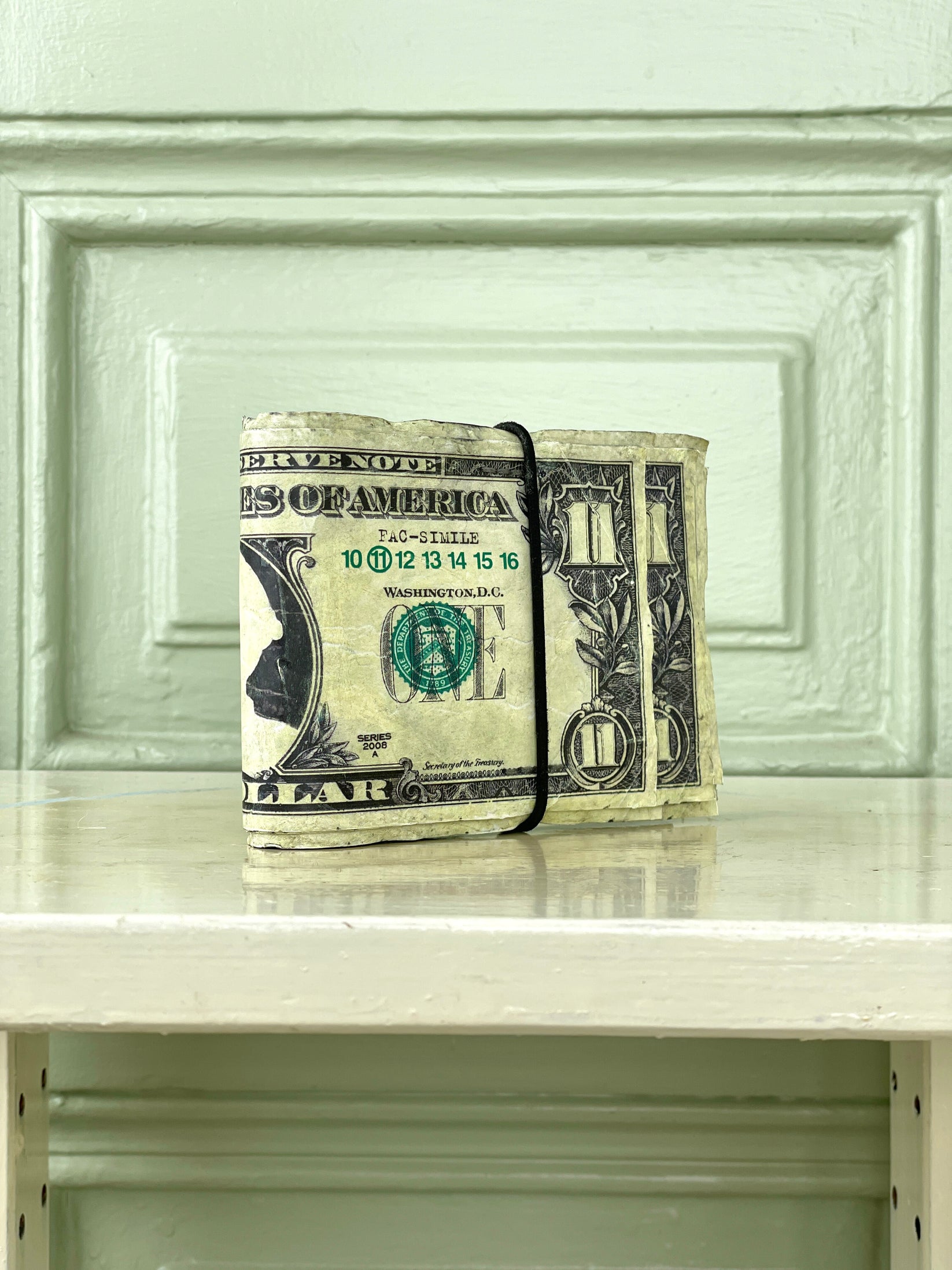 Maison Margiela SS08 Artisanal `$11 Dollar Bills´ Bifold Wallet ...